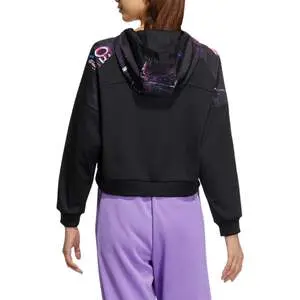 Adidas Neo Basketball Cropped Hoodie