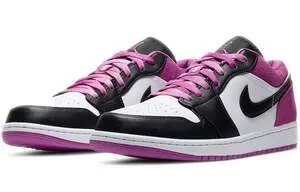 JORDAN 1 Low Se "fuchsia - Black/active Fuchsia/white