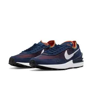 Nike Waffle One Sneakers - Midnight Blue/orange