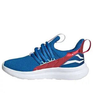 Adidas X Marvel Captain America Lite Racer Adapt 7.0 Sneakers - Bright Royal/cloud White/pure Ruby