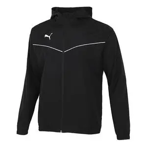 PUMA Full Sleeve Jacket With Logo - Black