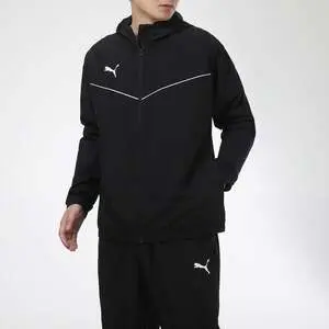 PUMA Full Sleeve Jacket With Logo - Black
