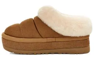 UGG Tazzlita Suede Platform Slippers