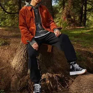 CONVERSE Corduroy Zip-up Jacket
