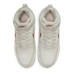 Nike Court Borough Mid Premium High Top Sneakers - Creamwhite/gold