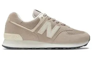NEW BALANCE 574 Low Top Sneakers - Cream/brown
