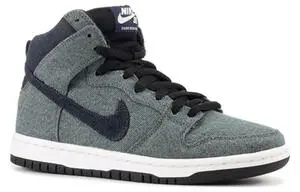 Nike Dunk High Premium "denim" Sneakers - Blue
