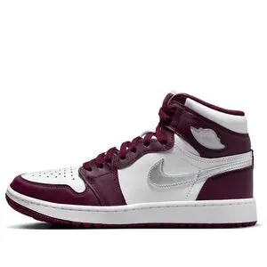 JORDAN Air Jordan 1 Retro High Golf Sneakers White/red