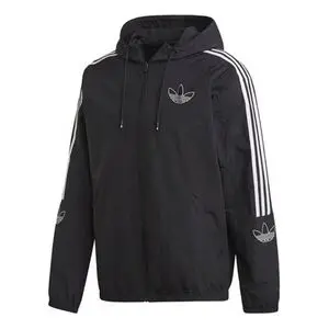 Adidas Originals Zip-up Hooded Track Jacket - Black