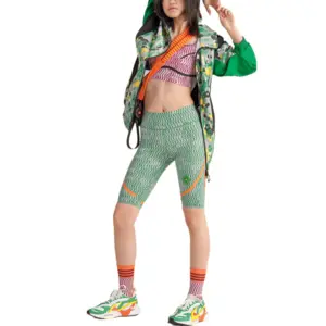Adidas By Stella Mccartney Truepurpose Printed Crop Top