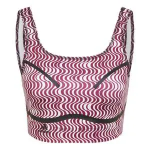 Adidas By Stella Mccartney Truepurpose Printed Crop Top - Pink
