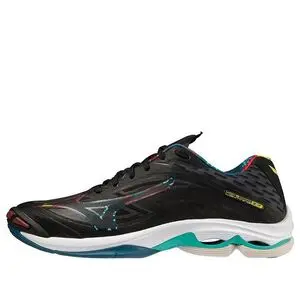 Mizuno Wave Lightning Z7 Athletic Sneakers - Black/red/green