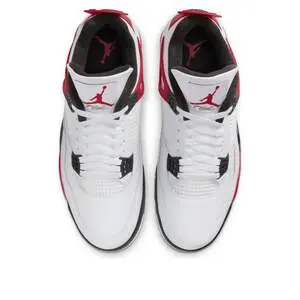 JORDAN Air Retro "red Cement" Sneakers - White/fire Red/black