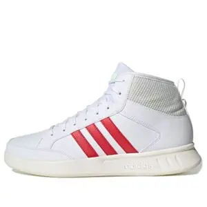 Adidas Court80s Mid Skate Sneakers - Whiteredgray