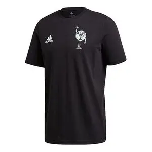 Adidas Lil Stripe Nmbr Soccer/football T-shirt - Black