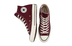 CONVERSE Chuck 70 High Top Recycled Canvas Sneakers - Wine