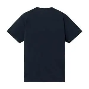 Stone Island 2100027 60/2 Slim-fit Compass Patch T-shirt - Navy