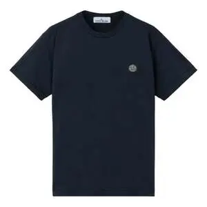 Stone Island Stone Island 2100027 60/2 Slim-fit Compass Patch T-shirt 'navy' Navy