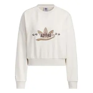Adidas Originals Logo Sportswear Hoodie - Beige