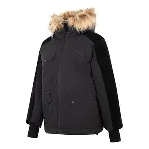 NEW BALANCE Winter Windproof Parka - Black/brown