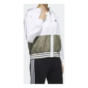 Adidas Mh Fem Wb Hooded Splicing Woven Windproof Jacket