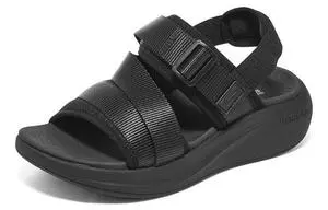 Sketchers Max Cushioning Essential Sandal - Black