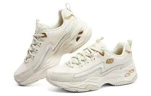 Sketchers D'lites 4.0 "white Gold" Sneakers