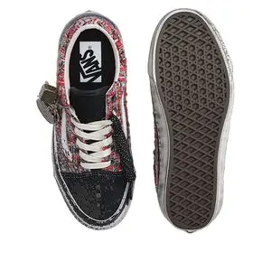 VANS Premium Old Skool Sneakers - Red/black