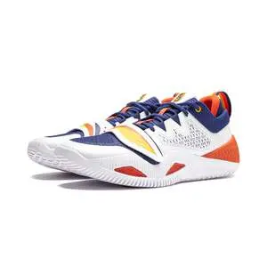 LI-NING Badfive Furious 2 Sneakers - White/blue/orange