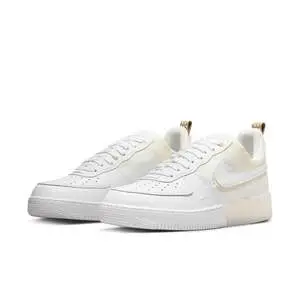 Nike Force 1 React "coconut Milk" Low Top Sneakers - White/yellow