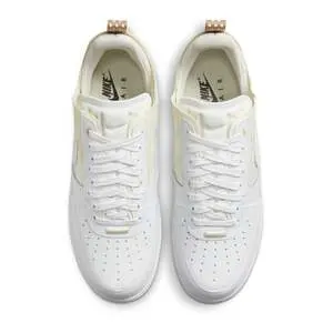 Nike Force 1 React "coconut Milk" Low Top Sneakers - White/yellow