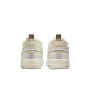 Nike Force 1 React "coconut Milk" Low Top Sneakers - White/yellow