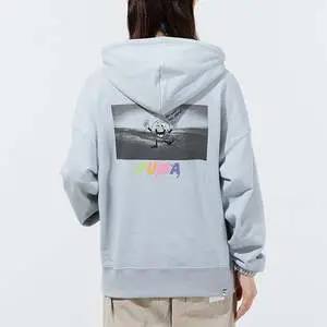 PUMA Downtown Logo Hoodie - Teal