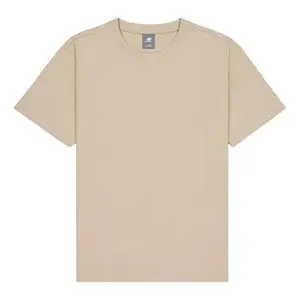 NEW BALANCE Cotton T-shirt Asia Sizing - Stoneware