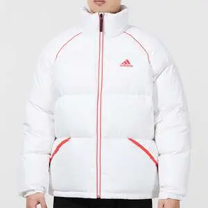 Adidas Down Jacket With Contrasting Trim