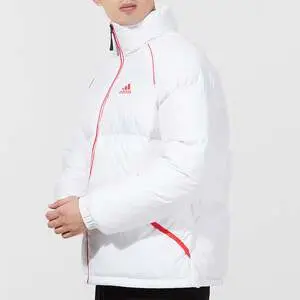 Adidas Down Jacket With Contrasting Trim