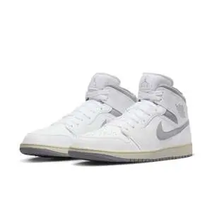 JORDAN 1 Mid "neutral Grey" Sneakers - White/stealth