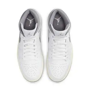 JORDAN 1 Mid "neutral Grey" Sneakers - White/stealth