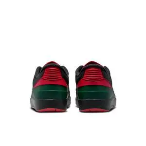 JORDAN 2 Retro Low - Black/fire Red/cement Grey