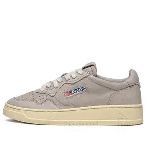 AUTRY AUTRY Medalist Low Soft Goatskin Sneakers Beige/white