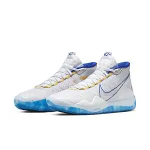 Nike Zoom Kd "warriors Home" Athletic Sneakers - White/amarillo-game Royal