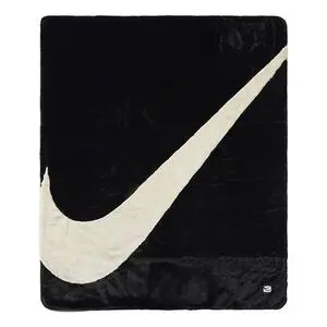 Nike Nsw Plush Faux Fur Blanket - Black