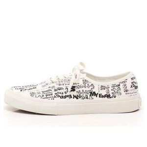 VANS Comme Des Garcons X Authentic Lx "graffiti" Low Top Sneakers - White/black