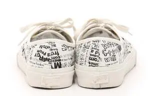 VANS Comme Des Garcons X Authentic Lx "graffiti" Low Top Sneakers - White/black