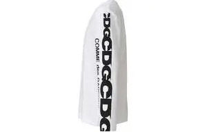 Comme Des Garçons Cdg String Mark Logo Long-sleeve Tee