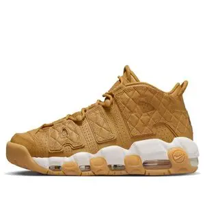 Nike More Uptempo Quilted Wheat - Brown/white
