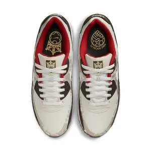 Nike Max 90 'social Fc' Low Top Sneakers - Cream/brown