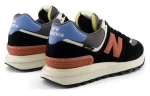 NEW BALANCE 574 Legacy Lace-up Sneakers - Black/red/blue
