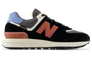 NEW BALANCE 574 Legacy Lace-up Sneakers - Black/red/blue