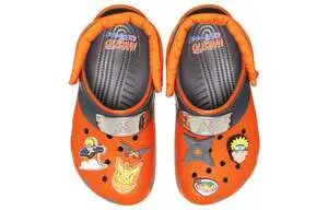 CROCS X Naruto Classic Clogs - Orange/black
